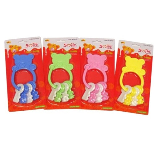 Smile Bear Baby Rattle - Single Assorted Colors
