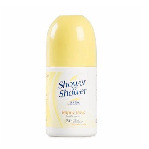 Shower To Shower Roll On- Happy Days 50ml