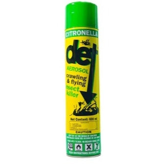 Det Insecticide Citronella Aerosol Spray 600ml