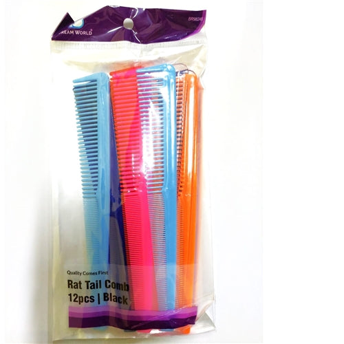 Dream World 7" - 12pc Pack Styling Combs