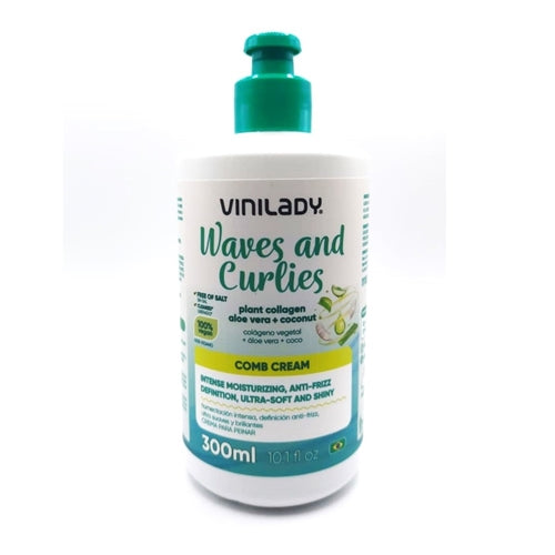 Vini Lady Waves & Curlies With Plant Collagen, Aloe Vera & Coconut Com