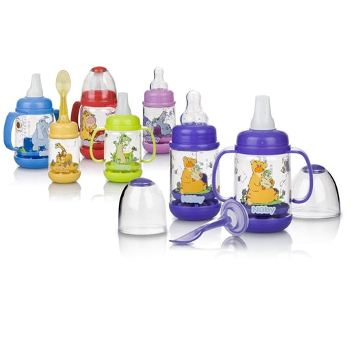 Nuby Infant Feeder Set, Assorted Colors