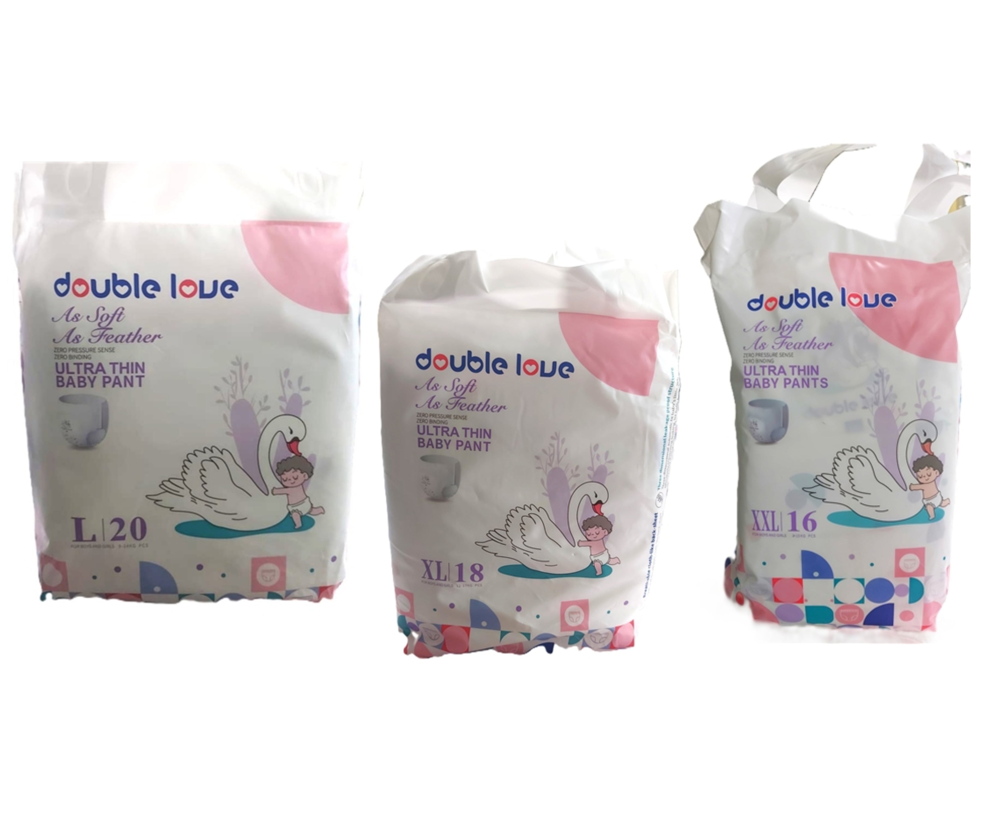 Double Love As Soft As Feather Ultra-Thin Baby Pull Ups Pants