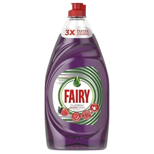 Fairy Dishwashing Liquid Platinum Quick Wash Wild Berry 820ml