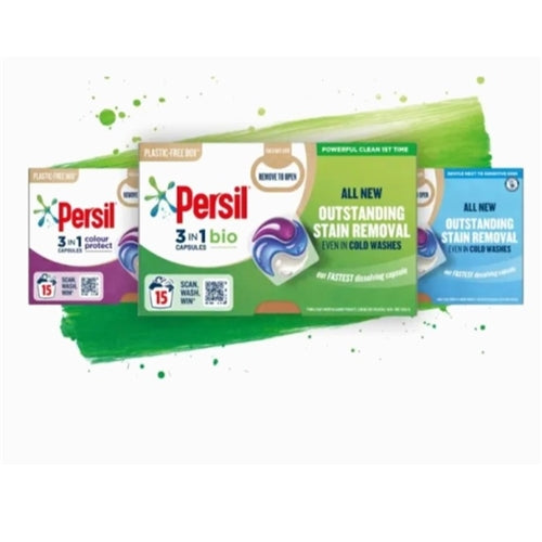 Persil 3 In 1 Capsules - 15 Pods