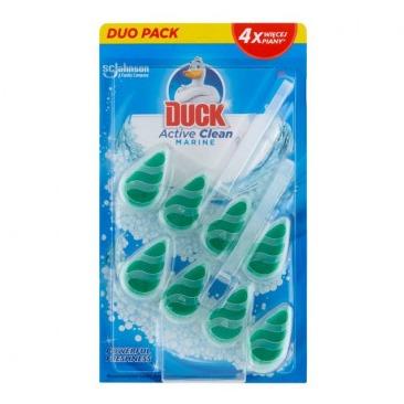 Duck Active Clean Toilet Rim Block, Marine (2 x 38.6 g)