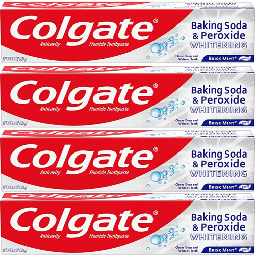 Colgate Sodium Baking Soda & Peroxide Toothpaste with Whitening Bubble