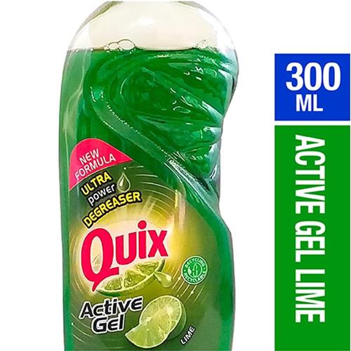 Quix Active Gel Ultra Power Degreaser, Lime 300ml