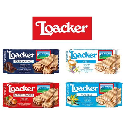 Loacker Classic Crispy Wafers 45g