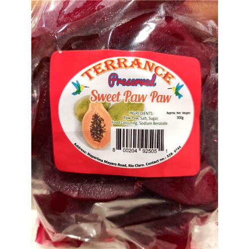 Terrance Sweet Paw Paw Preserves 300g