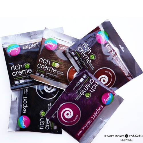 Godrej Expert Rich Permanent Creme Hair Colour Packets