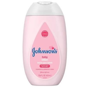 Johnson's Moisturizing Pink Baby Lotion with Coconut Oil, 13.6 fl. oz
