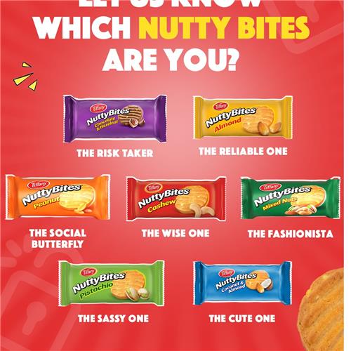 Tiffany Nutty Bites 81g